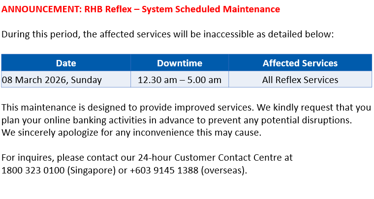 RHB Reflex